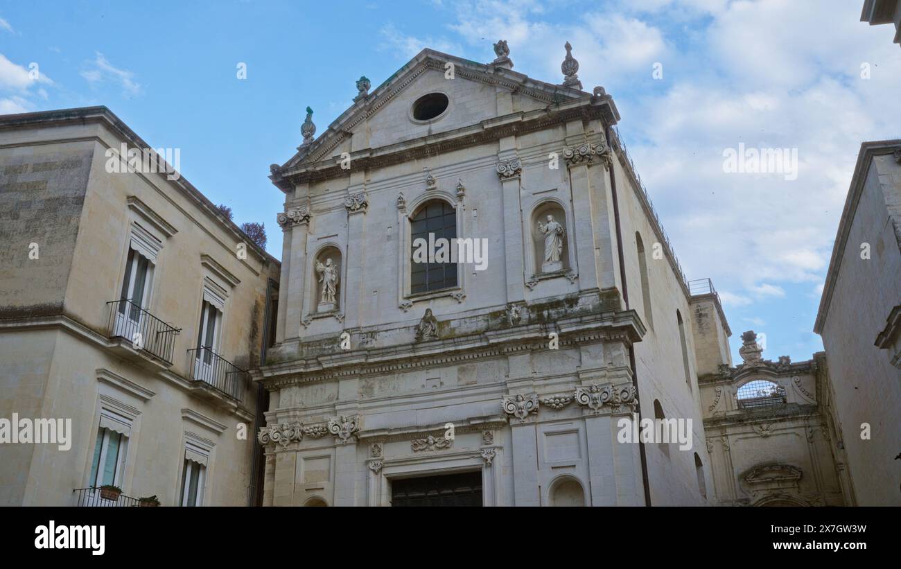 Beautiful historic building in lecce, puglia, italy with stunning ...