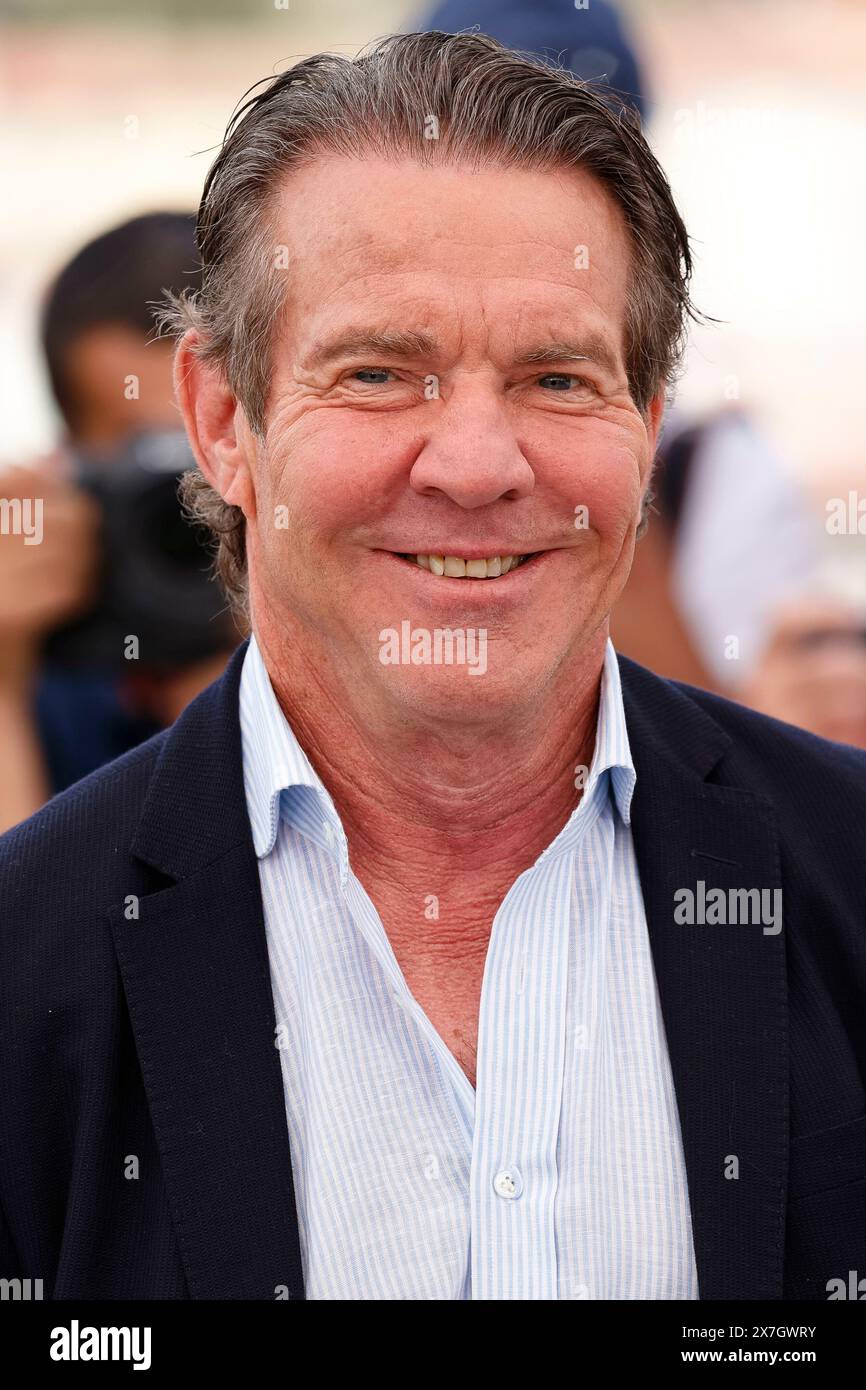 Dennis Quaid poses at the photo call of 'The Substance' during the 77th ...