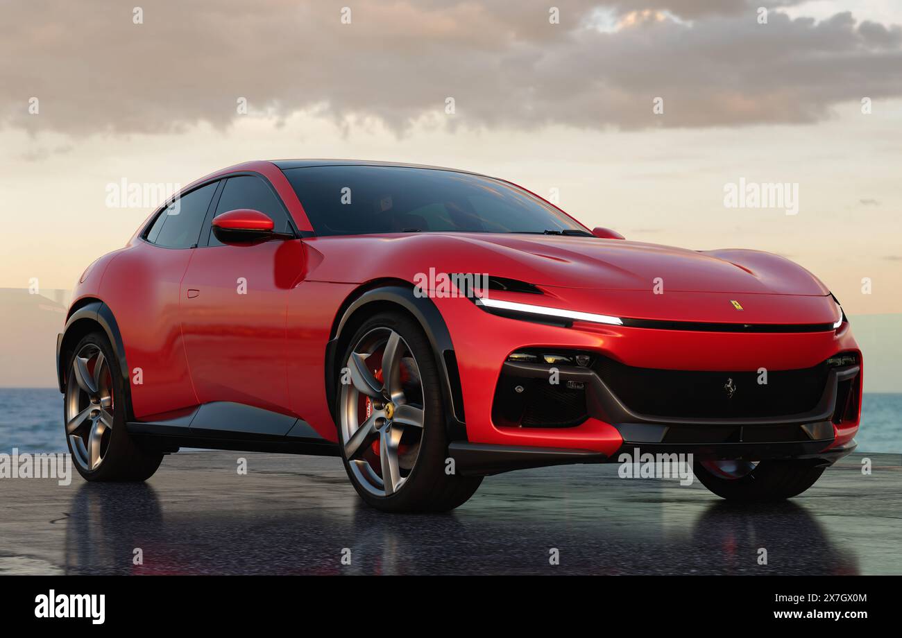Ferrari Purosangue :Ferrari's first ever SUV Stock Photo - Alamy