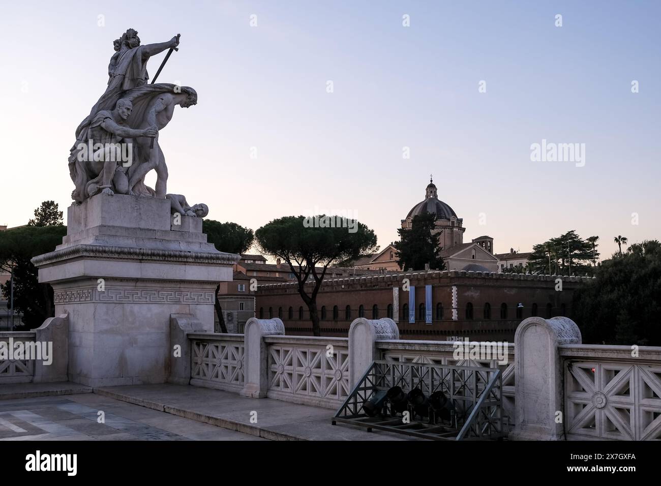 Detail of the Victor Emmanuel II National Monument (1885-1935) in Rome ...