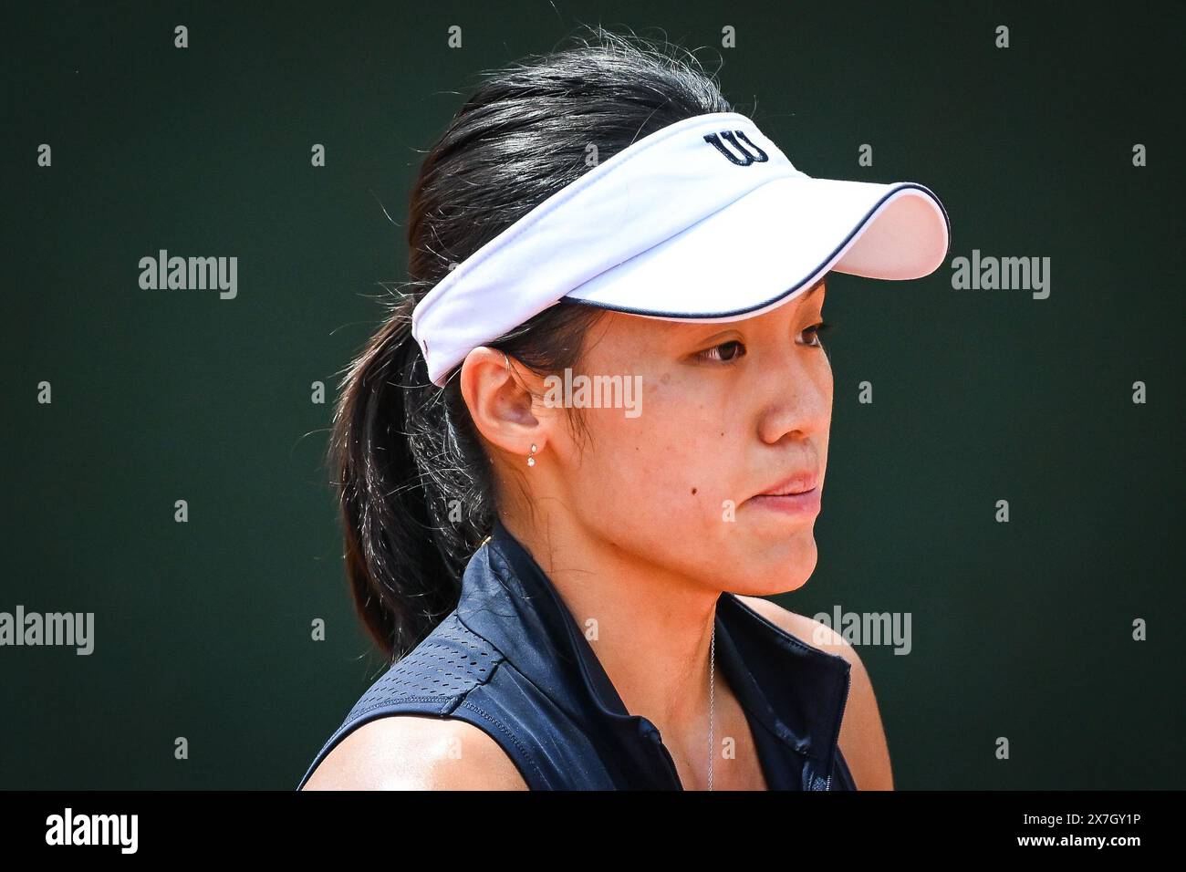 Sijia WEI of China during first qualifying day of Roland-Garros 2024 ...