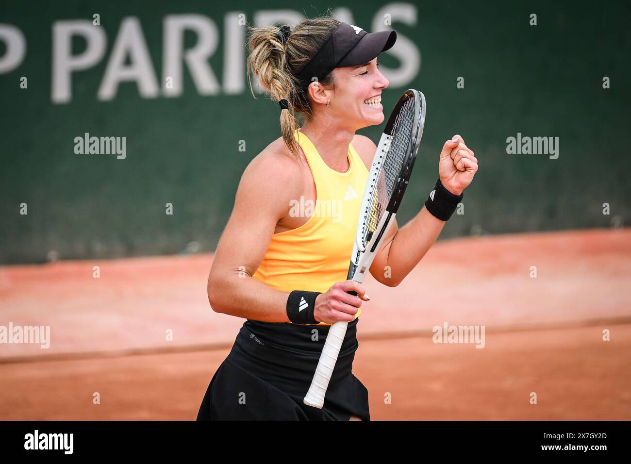 Irene BURILLO ESCORIHUELA of Spain celebrates his victory during first ...