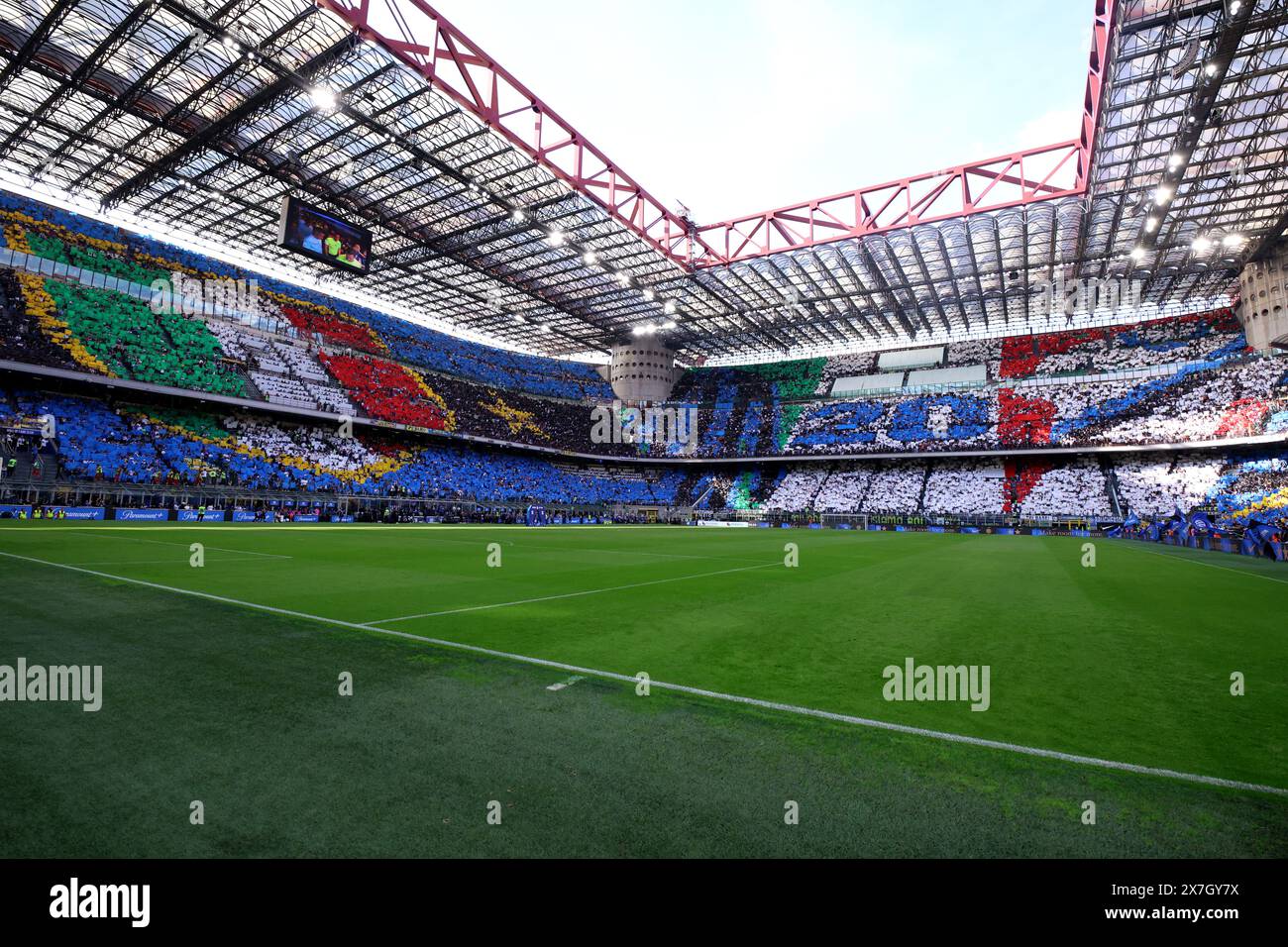 Milano, Italy. 19th May, 2024. Fc Internazionale fans coreography ...