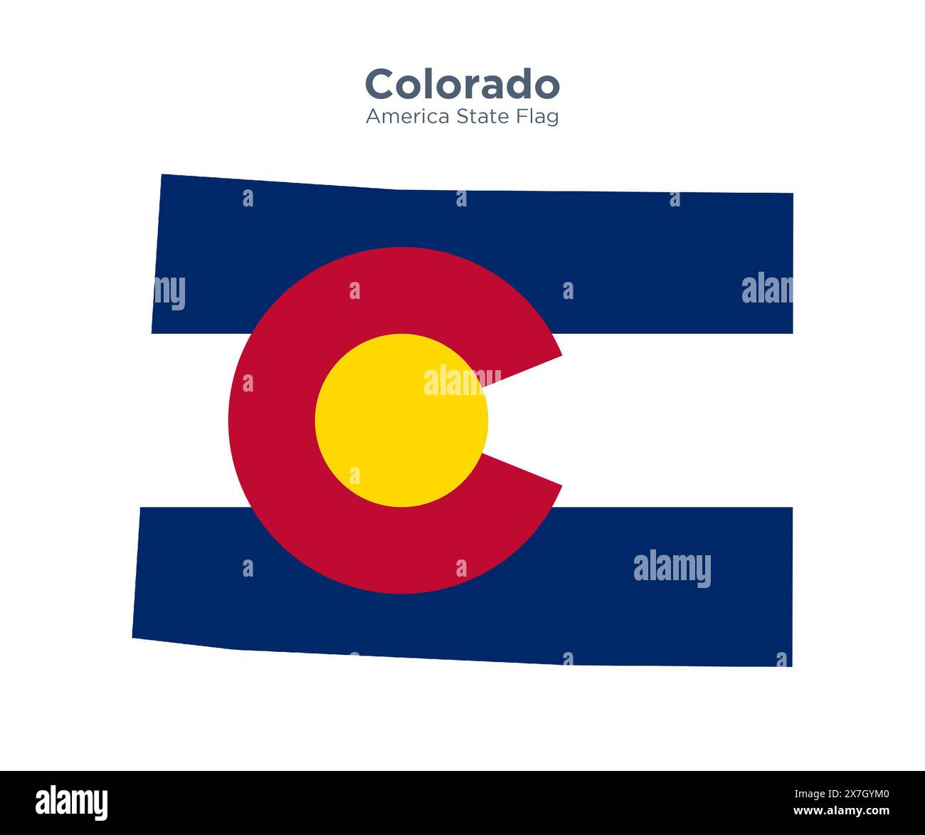 Colorado flag and map. Flags of the U.S. states and territories ...