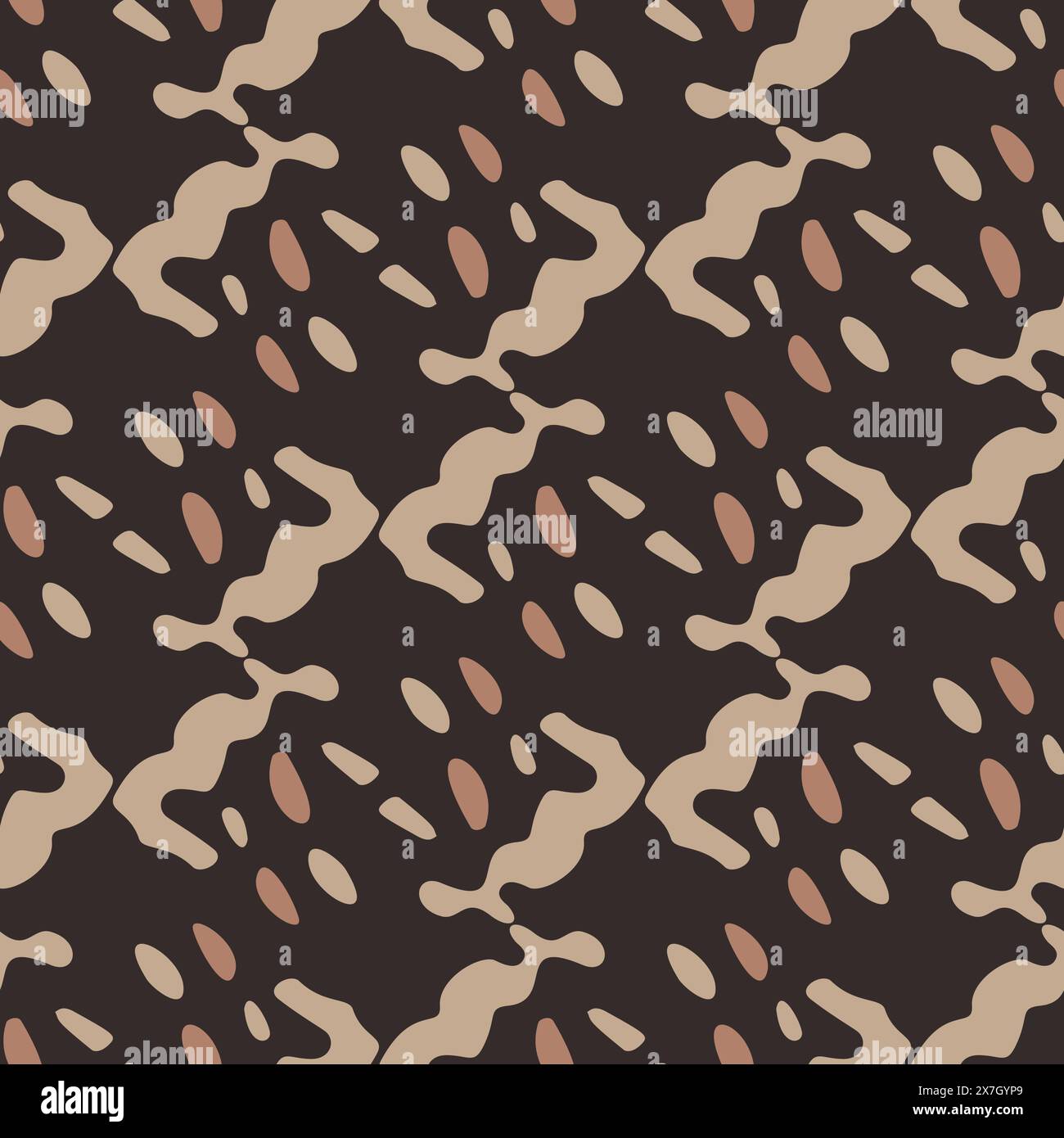 Tribal ethnic camouflage abstract pattern design in fall color trend ...
