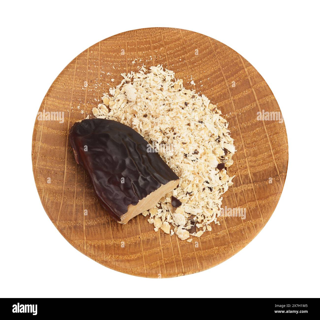 Tonka bean isolated on white background with full depth of field. Bean ...