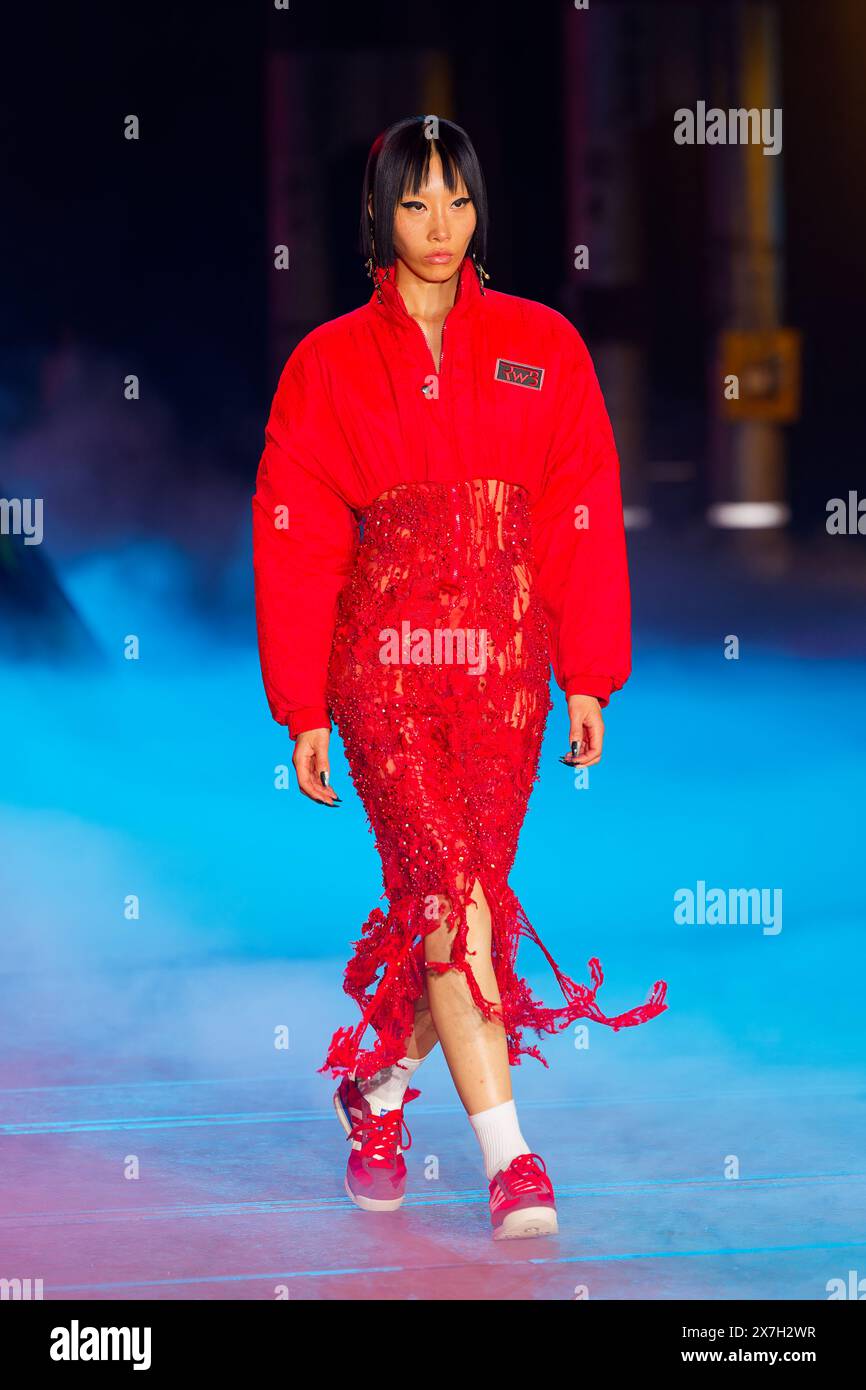 A model walks the runway during the ROMANCE WAS BORN show during ...