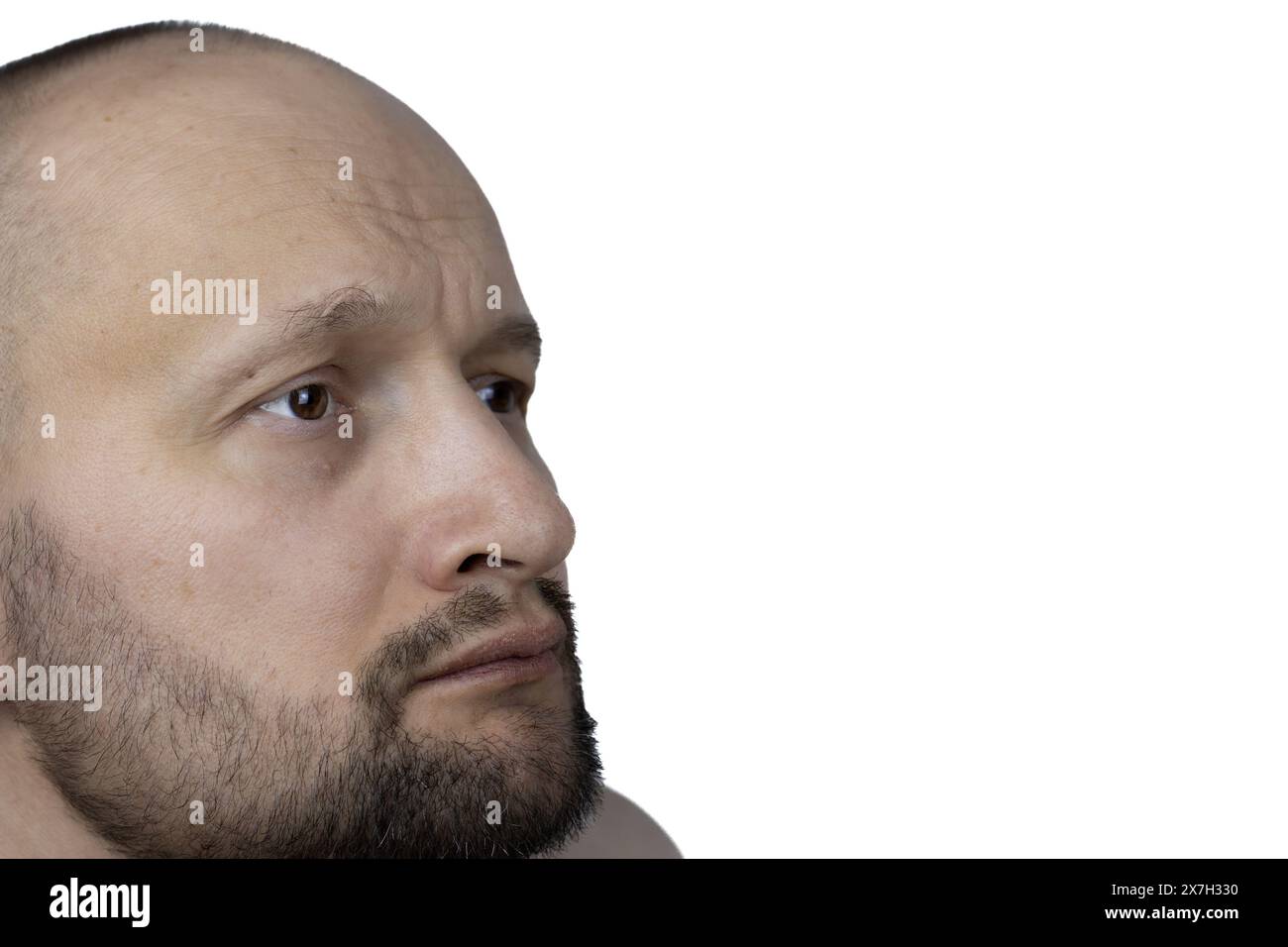 This portrait captures the composed and assured presence of a 45-year ...