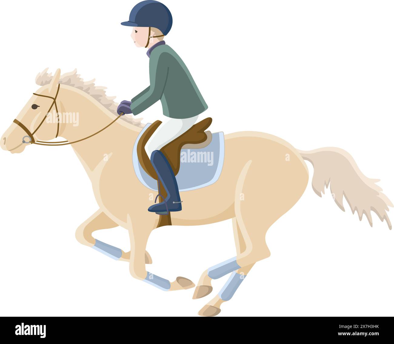 Cantering pony Stock Vector Images - Alamy