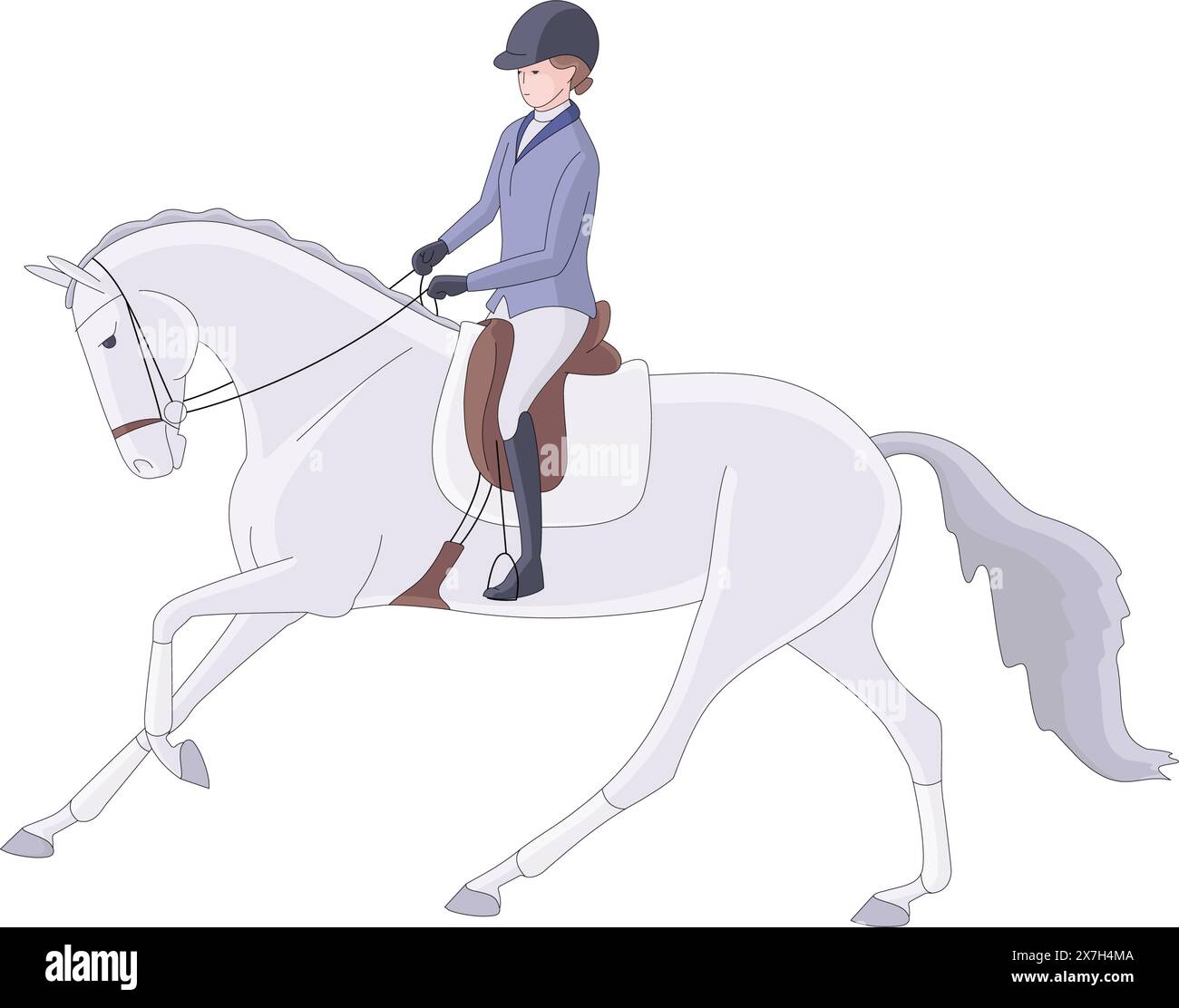 Rider profile Cut Out Stock Images & Pictures - Alamy