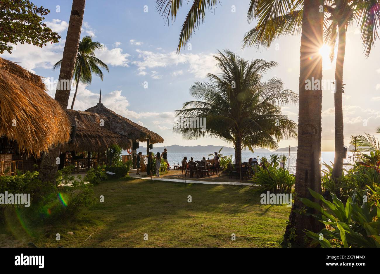 Las Cabanas Beach Resort, Las Cabanas Beach, El Nido, Bacuit Bay ...
