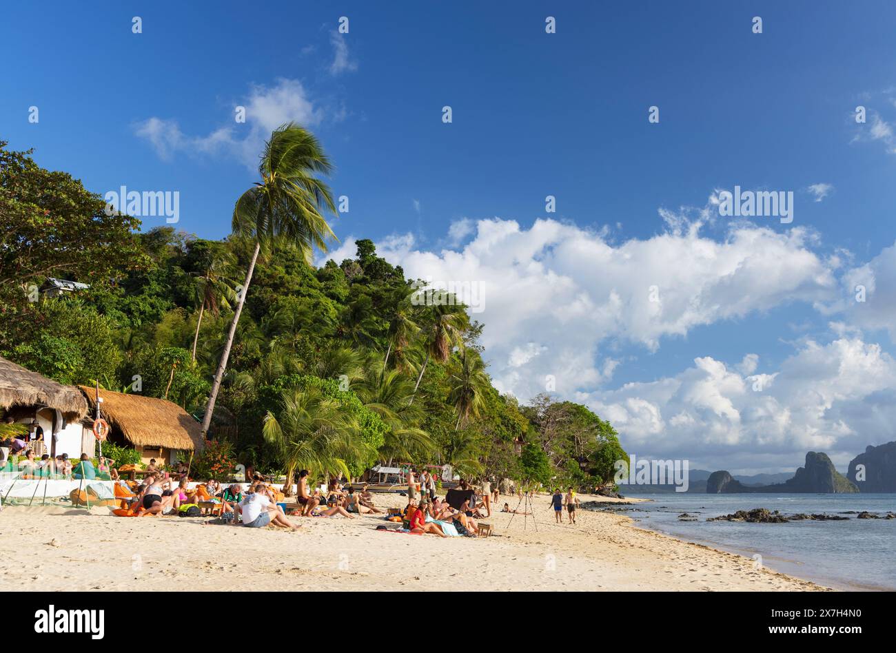 Las Cabanas Beach Resort, Las Cabanas Beach, El Nido, Bacuit Bay ...