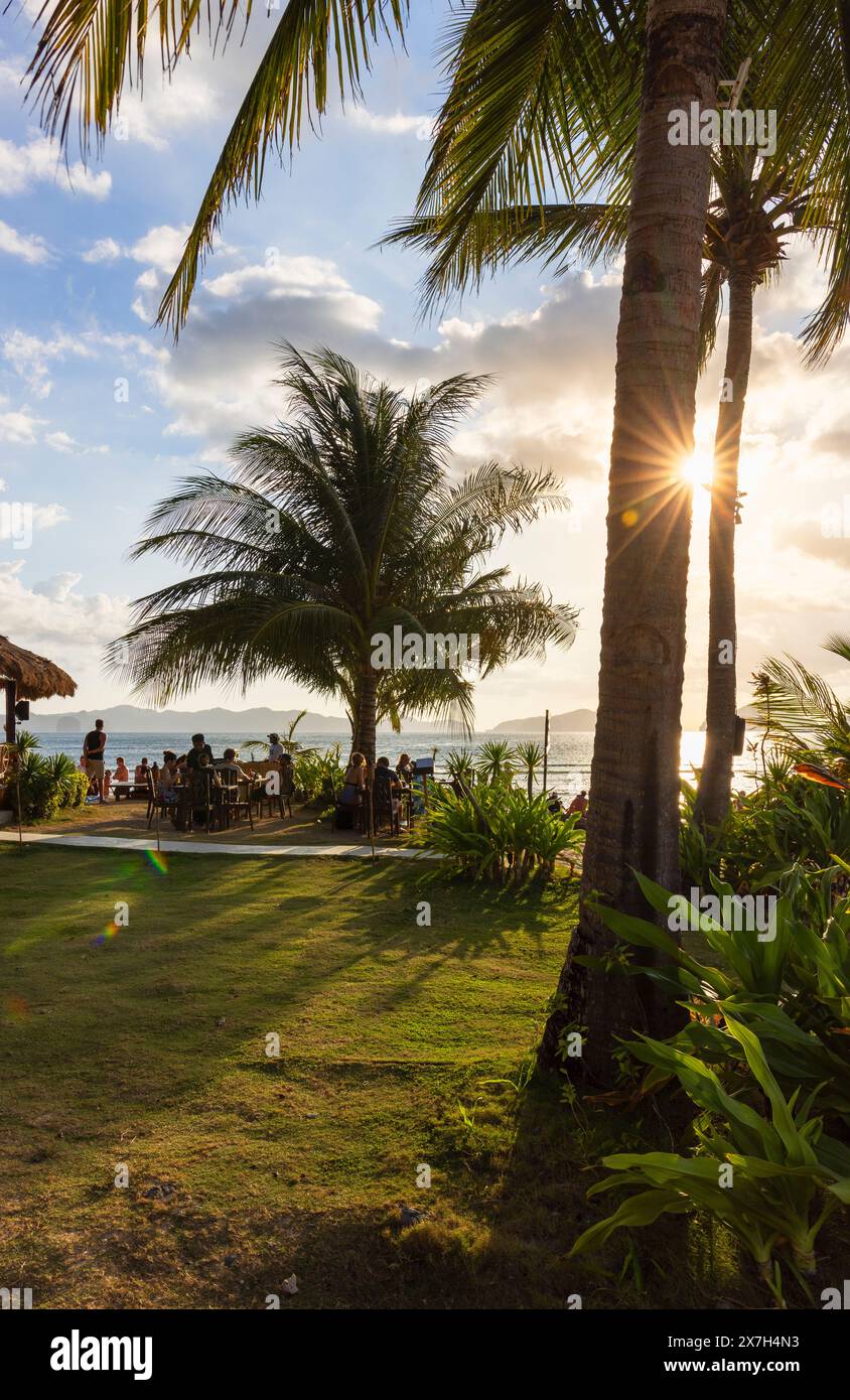 Las Cabanas Beach Resort, Las Cabanas Beach, El Nido, Bacuit Bay ...