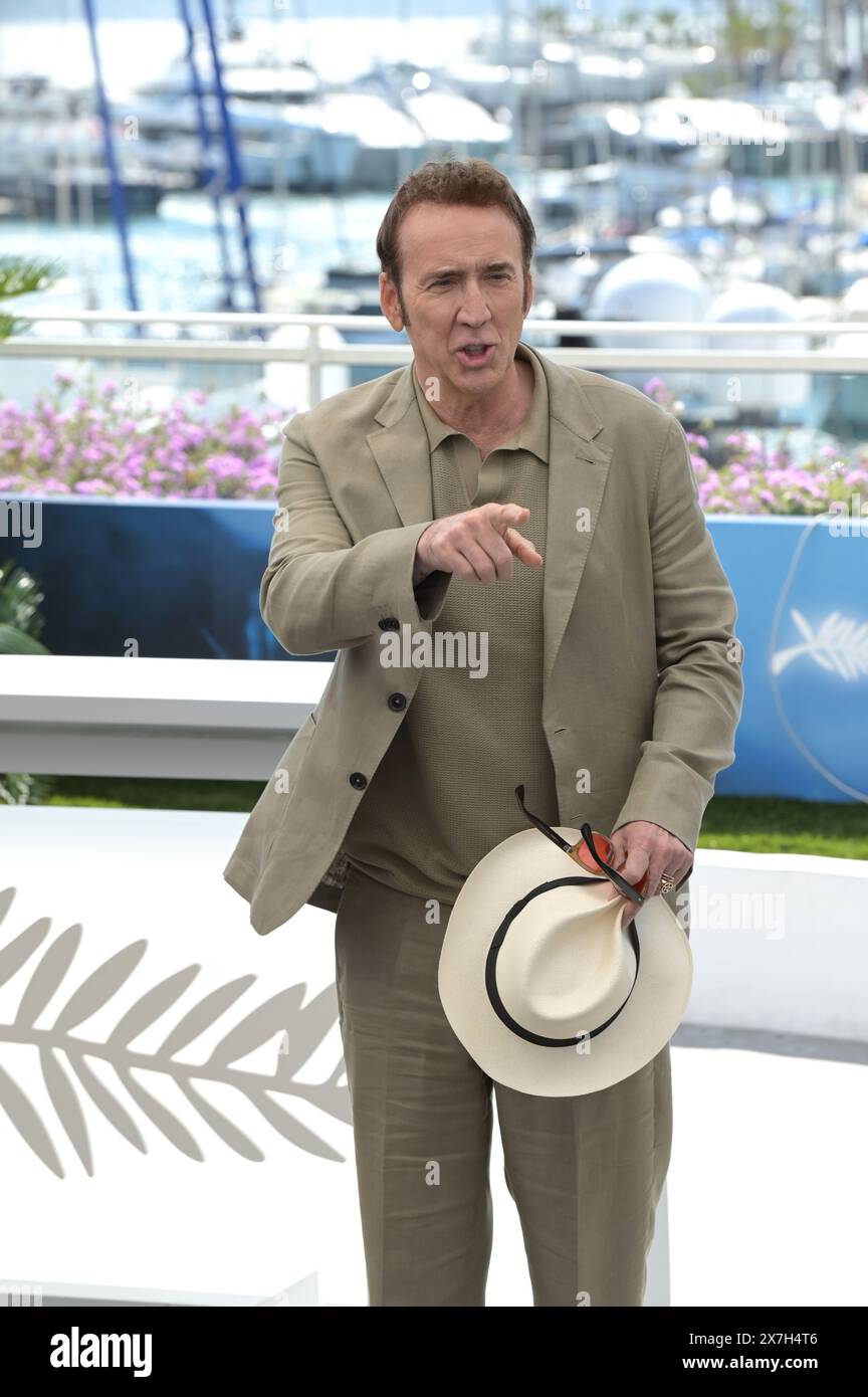 May 19th, Cannes Nicolas Cage attends the THE SURFER photocall during ...