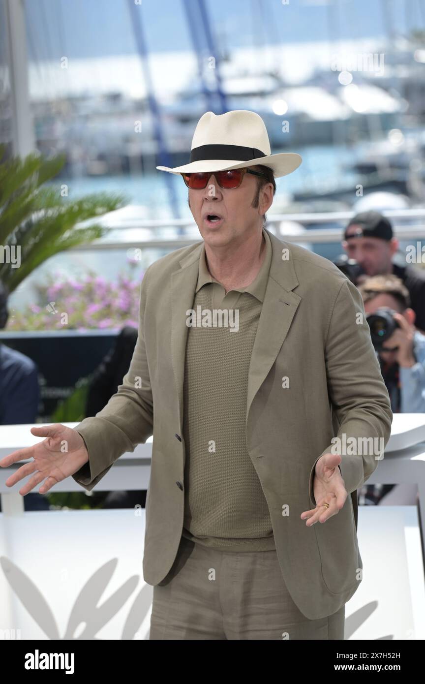 May 19th, Cannes Nicolas Cage attends the THE SURFER photocall during ...