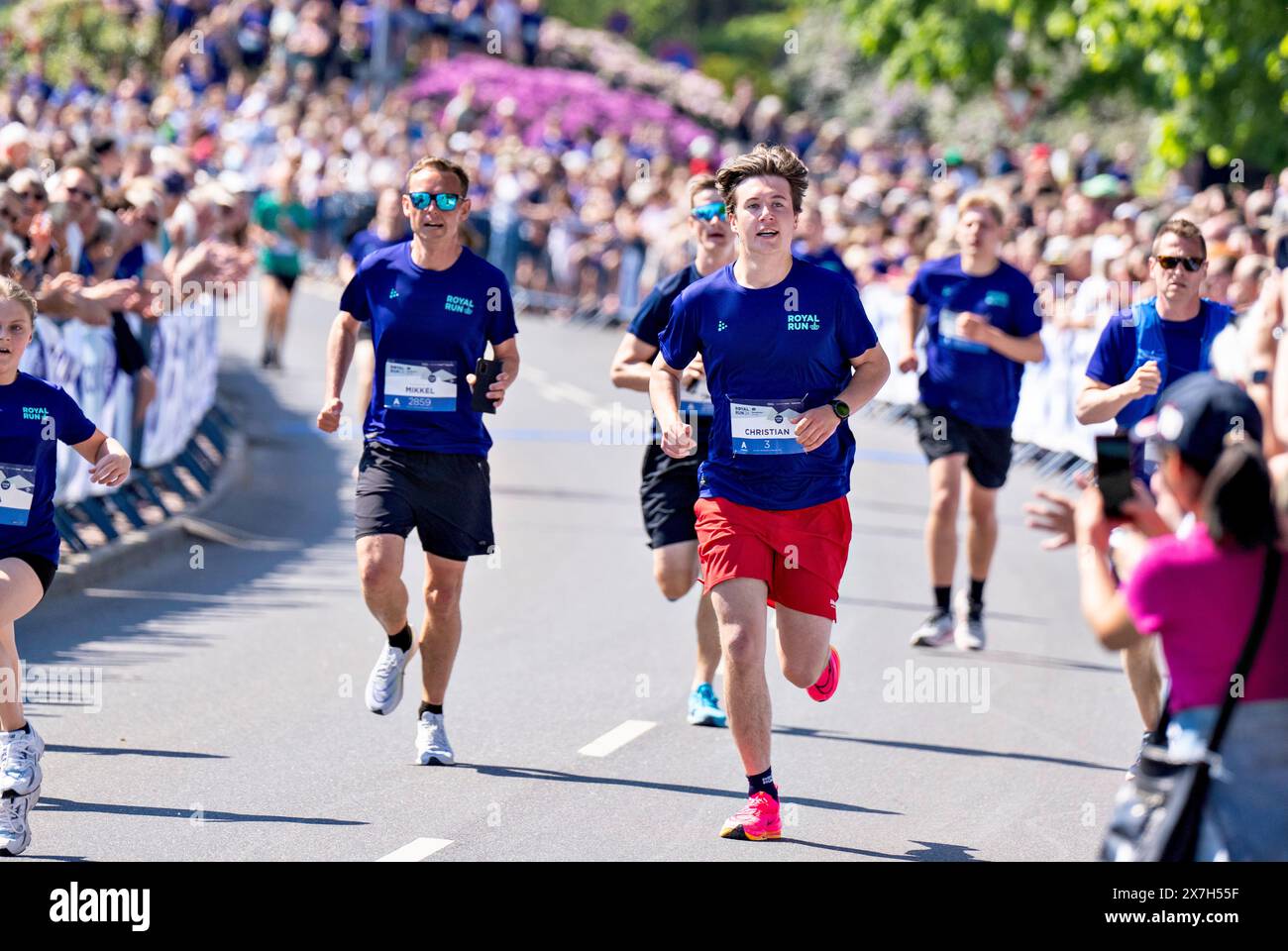 Broenderslev, Denmark. 20th May, 2024. Crown Prince Christian runs One ...