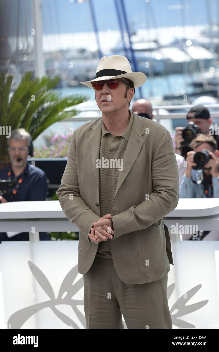 May 19th, Cannes Nicolas Cage attends the THE SURFER photocall during ...