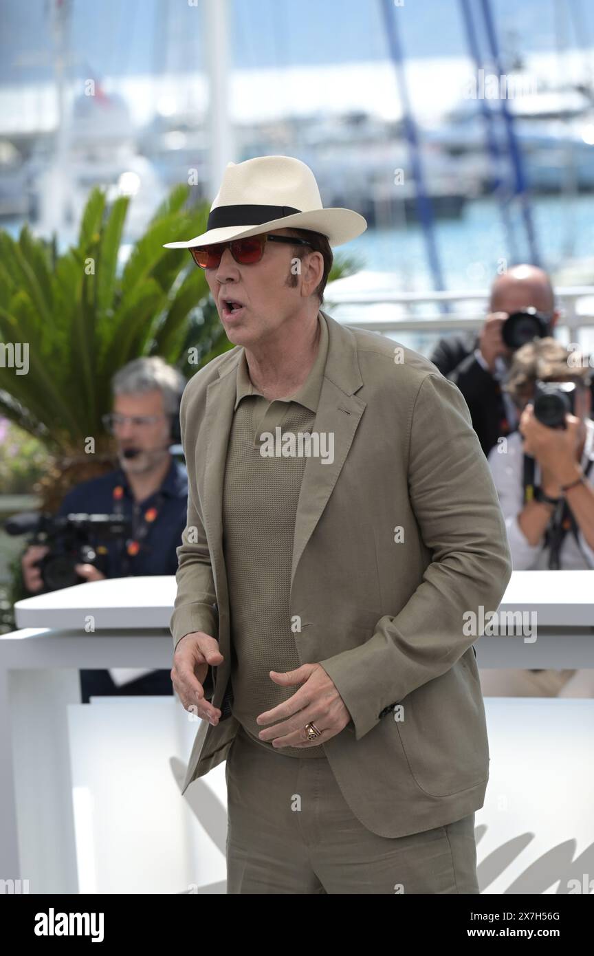 May 19th, Cannes Nicolas Cage attends the THE SURFER photocall during ...