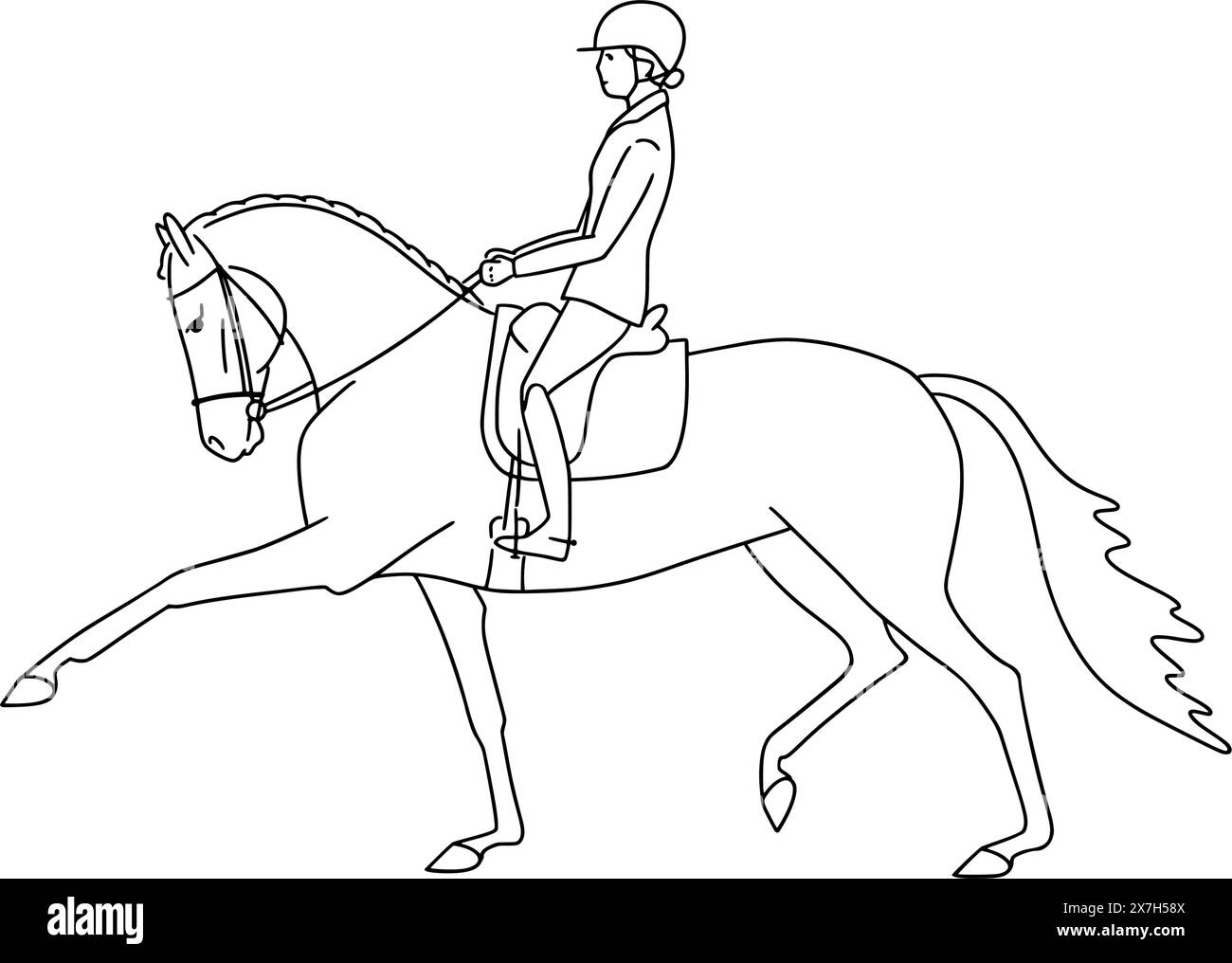 Bridle bit Stock Vector Images - Alamy