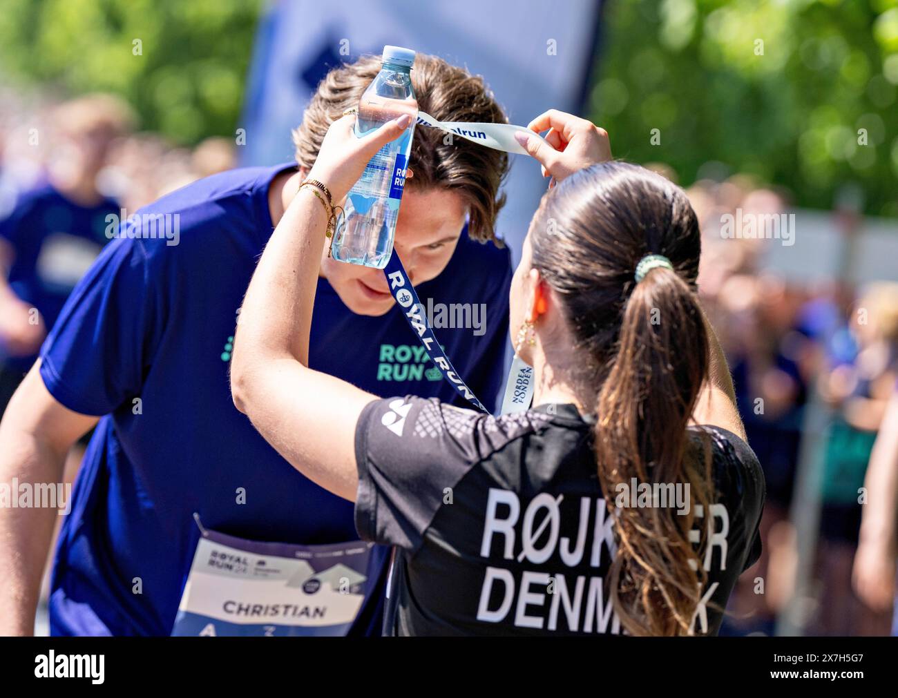 Broenderslev, Denmark. 20th May, 2024. Crown Prince Christian receives ...