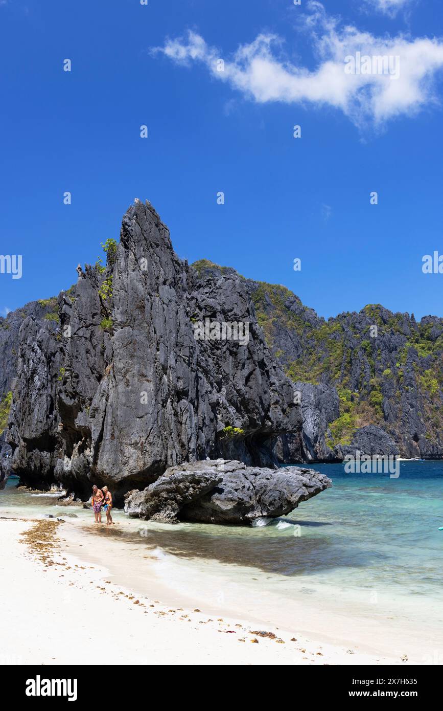 Shimizu Island, El Nido, Bacuit Bay, Palawan, Philippines Stock Photo ...