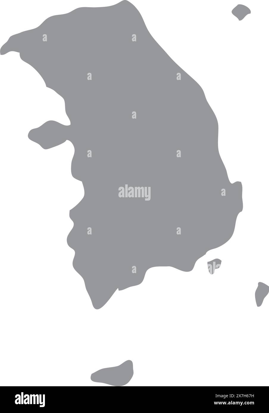 South Korea Map Icon. Vector Stock Vector Image & Art - Alamy