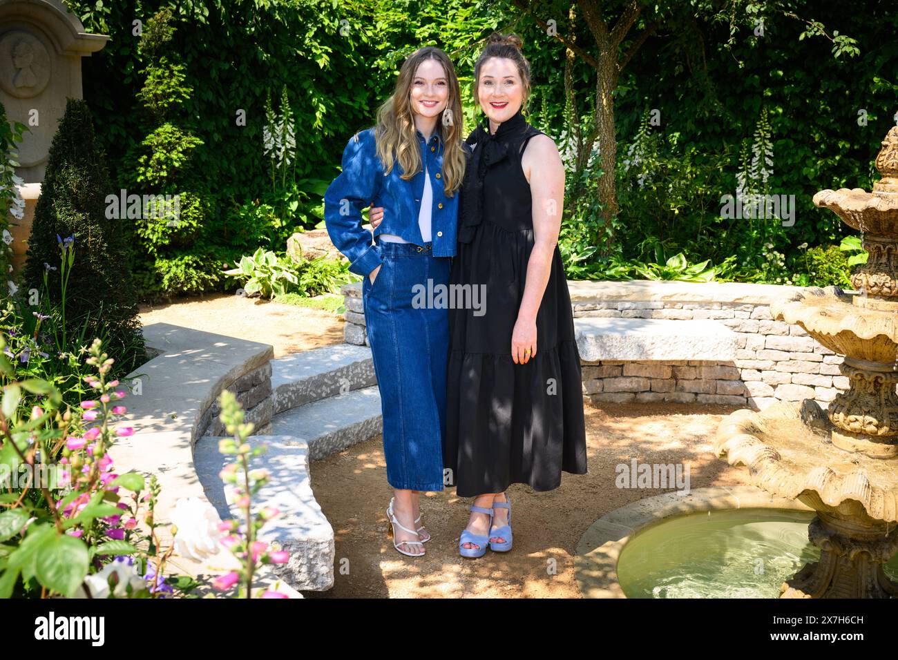 London, UK. 20 May 2024. Ruth Gemmell and Hannah Dodd in the Bridgerton ...