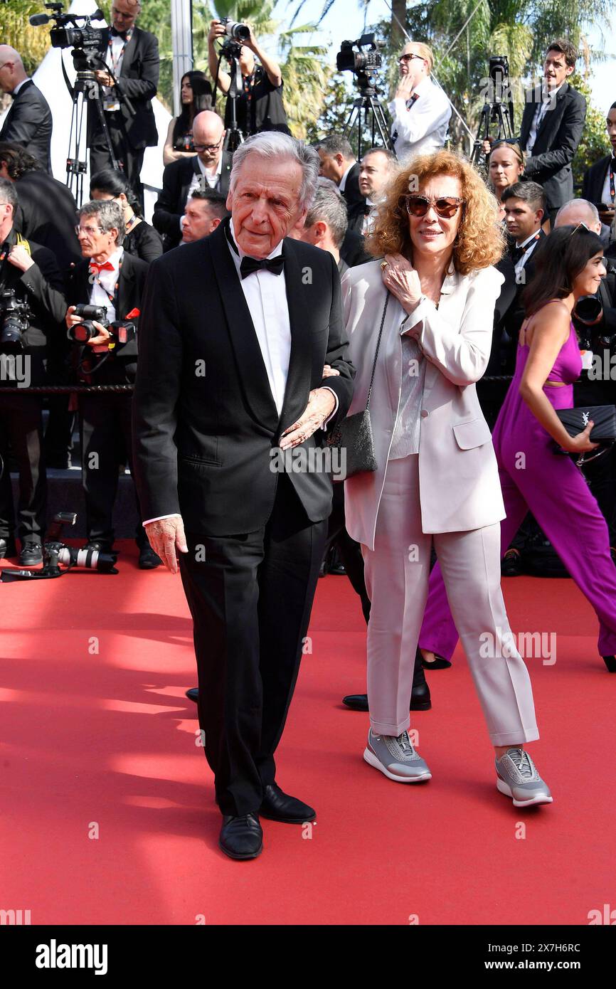 Costa Gavras und Michele Ray bei der Horizon - An American Saga am 19. ...