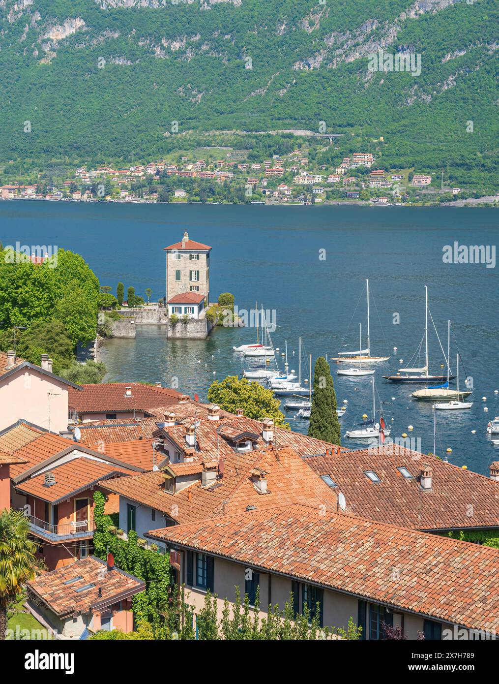 Pescallo on Lake Como in Italy Stock Photo - Alamy