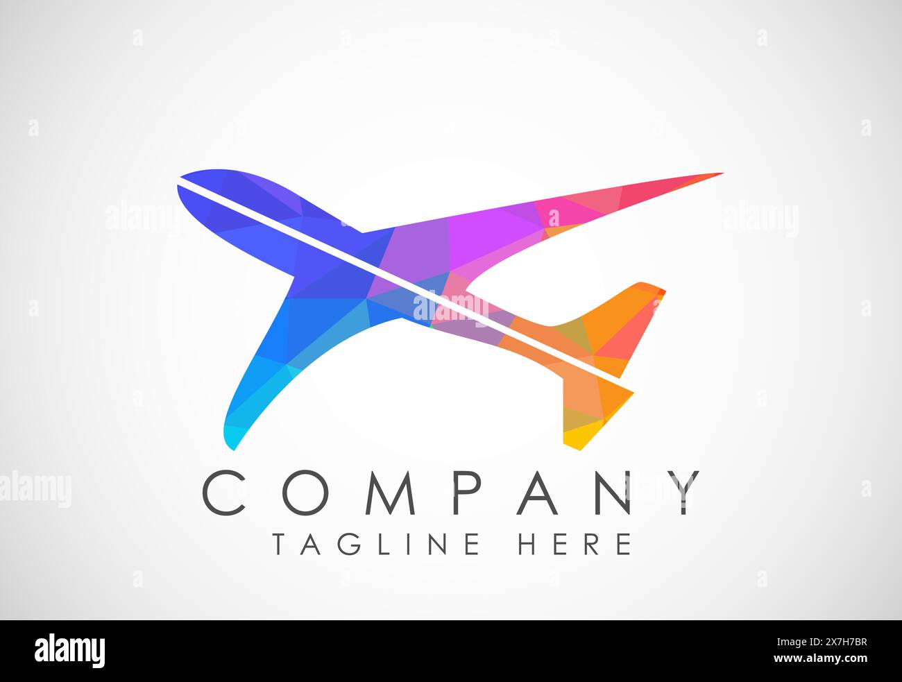 Airplane aviation vector logo design concept. Airline logo plane travel ...