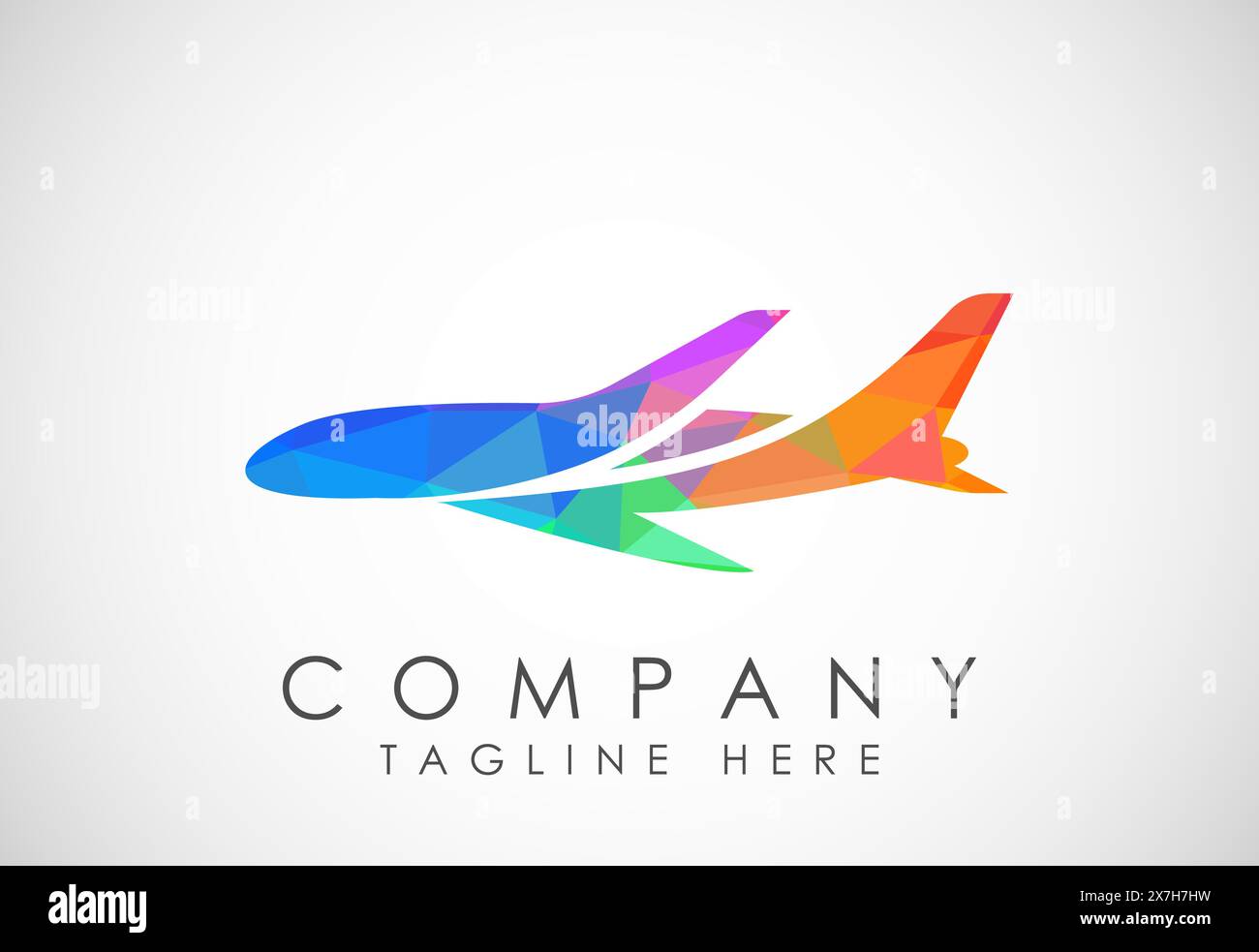 Airplane aviation vector logo design concept. Airline logo plane travel ...