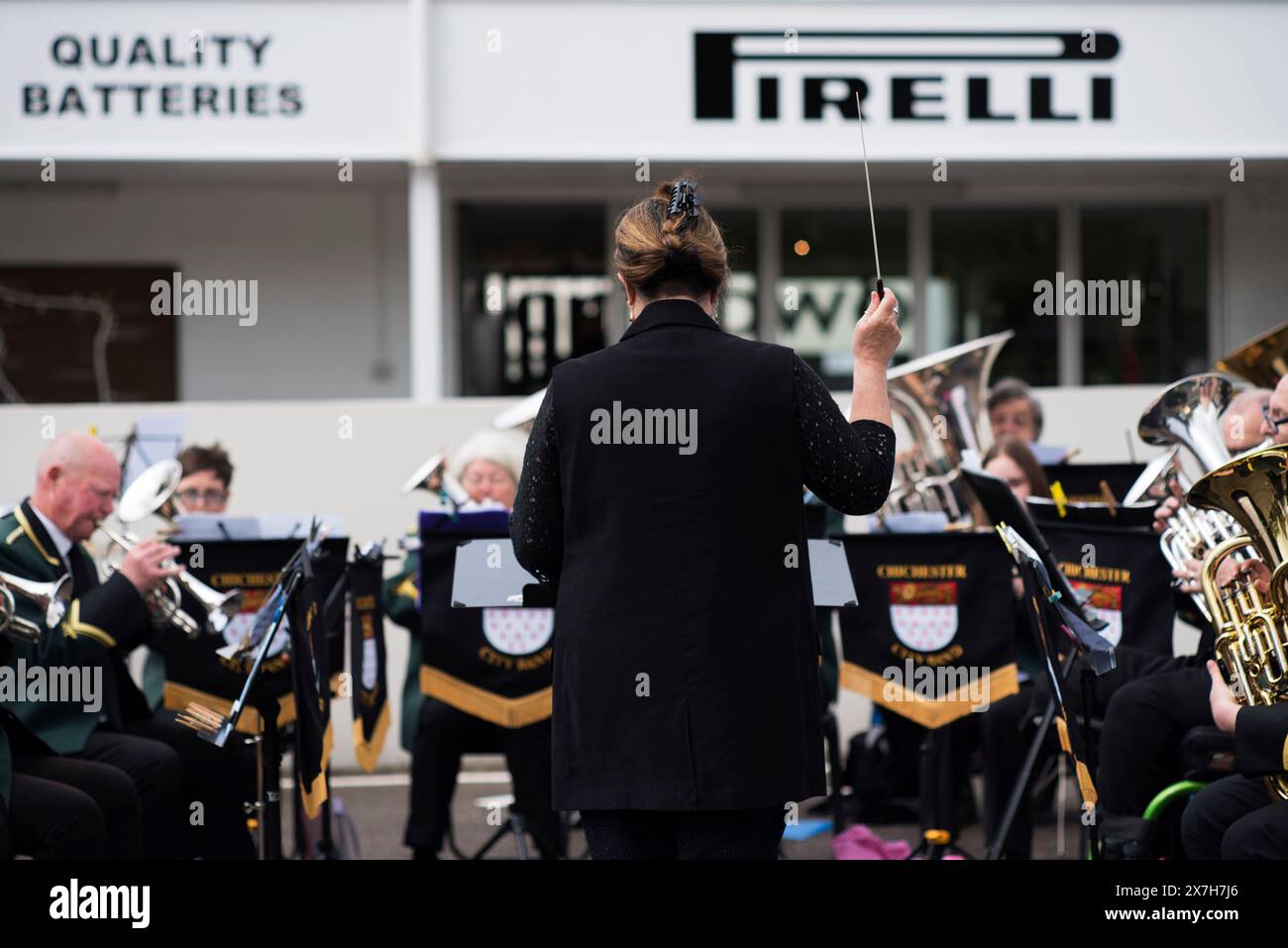 Tuba player brass band uk hi-res stock photography and images - Alamy