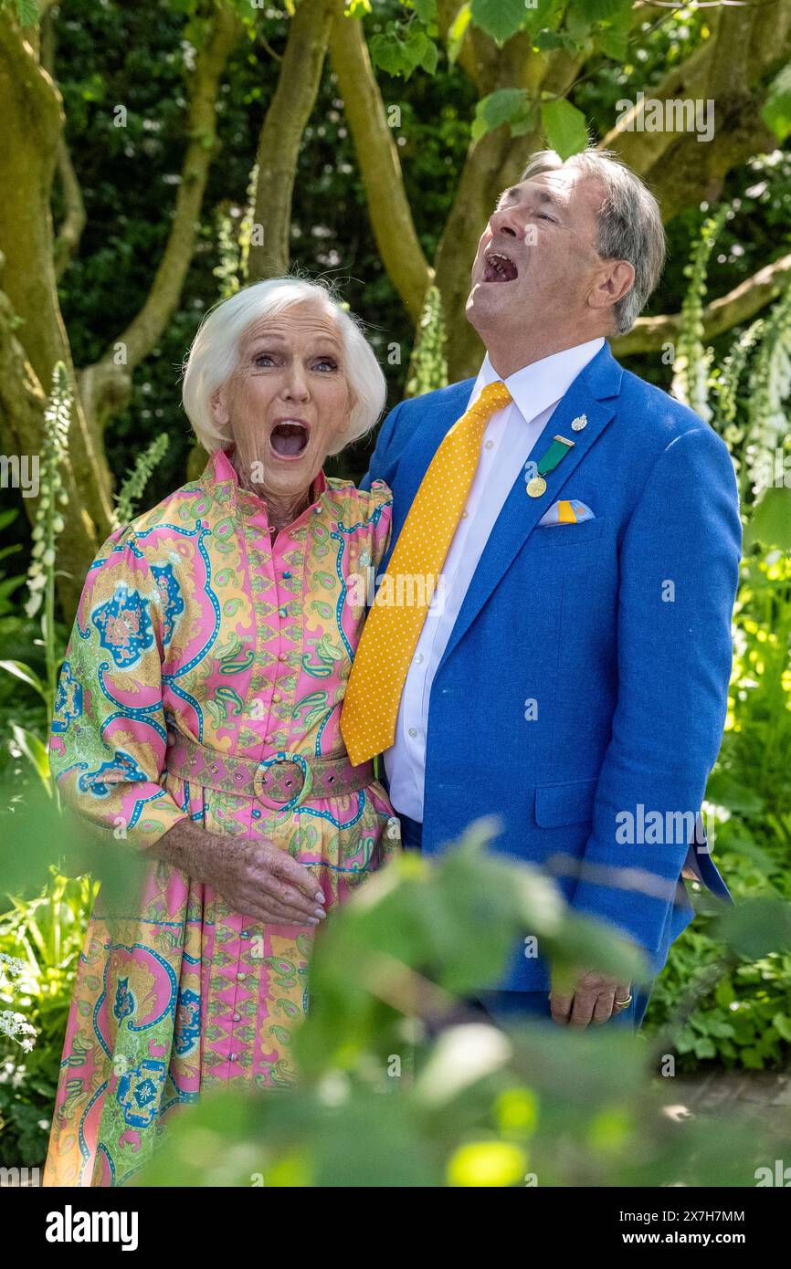 London, UK. 20 May 2024. Dame Mary Berry and Alan Titchmarsh at The ...