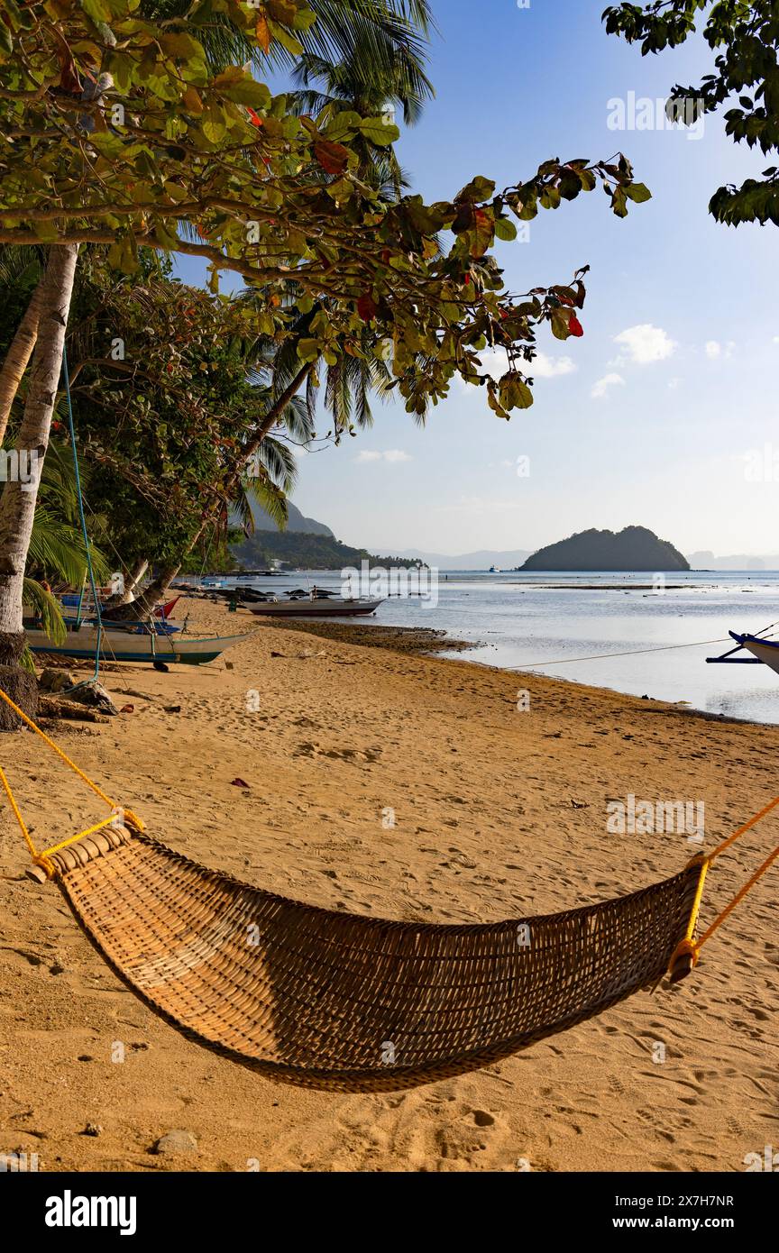 Corong Corong Beach, El Nido, Bacuit Bay, Palawan, Philippines Stock ...