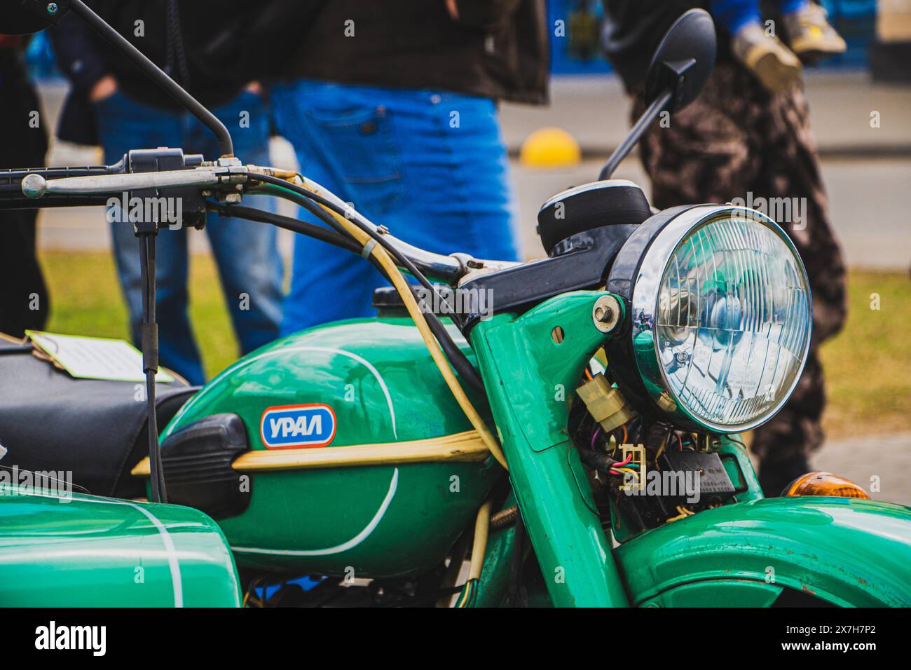 Vintage Russian and Soviet retro motorcycles and mopeds. Tver, Russia ...