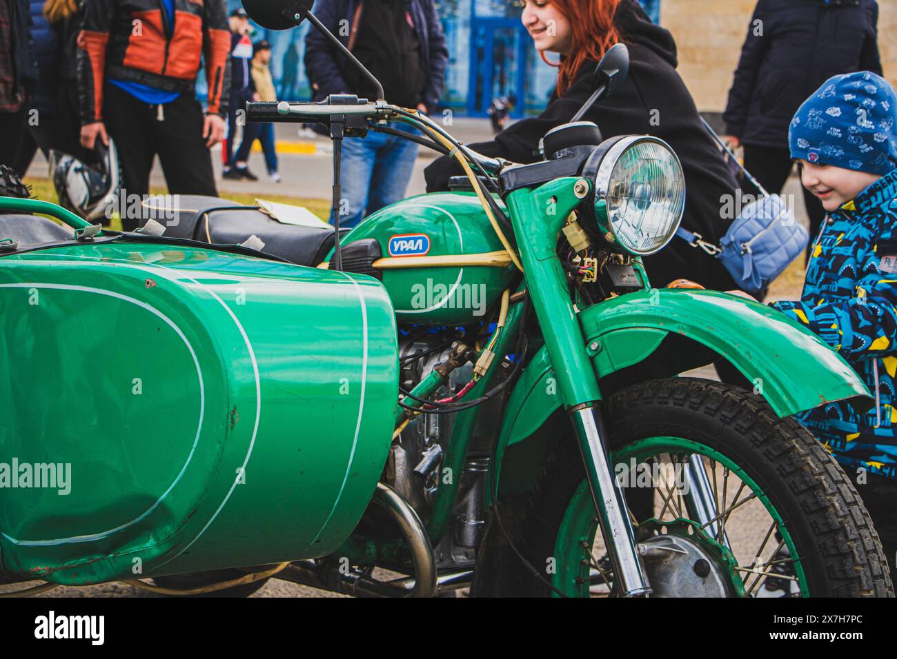Vintage Russian and Soviet retro motorcycles and mopeds. Tver, Russia ...