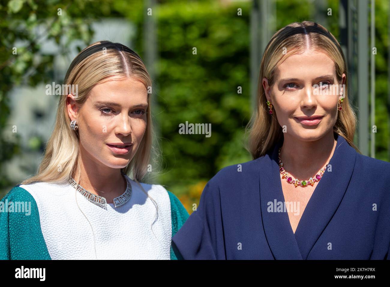 London, UK. 20 May 2024. Boodles Ambassadors (L) Lady Amelia and Eliza ...