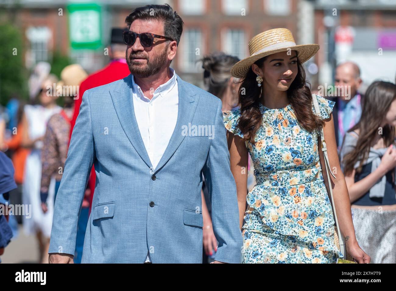 London, UK. 20 May 2024. Nick Knowles and wife Katie Dadzie attend ...