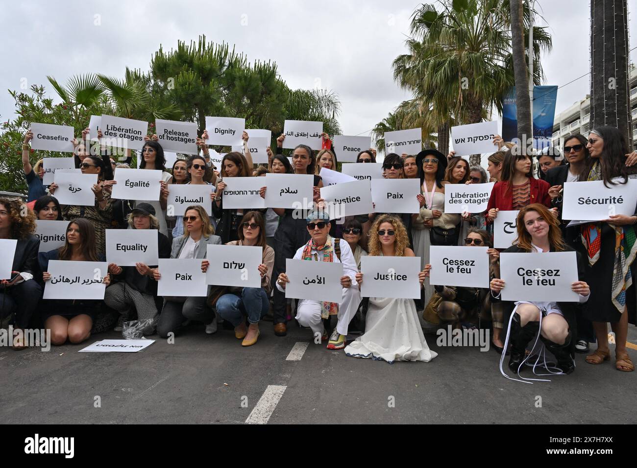 EXCLUSIVE. Lubna Azabal, Louise Aubery, Hanna Assouline, Valerie Donzelli, Laetitia Eido at a ...