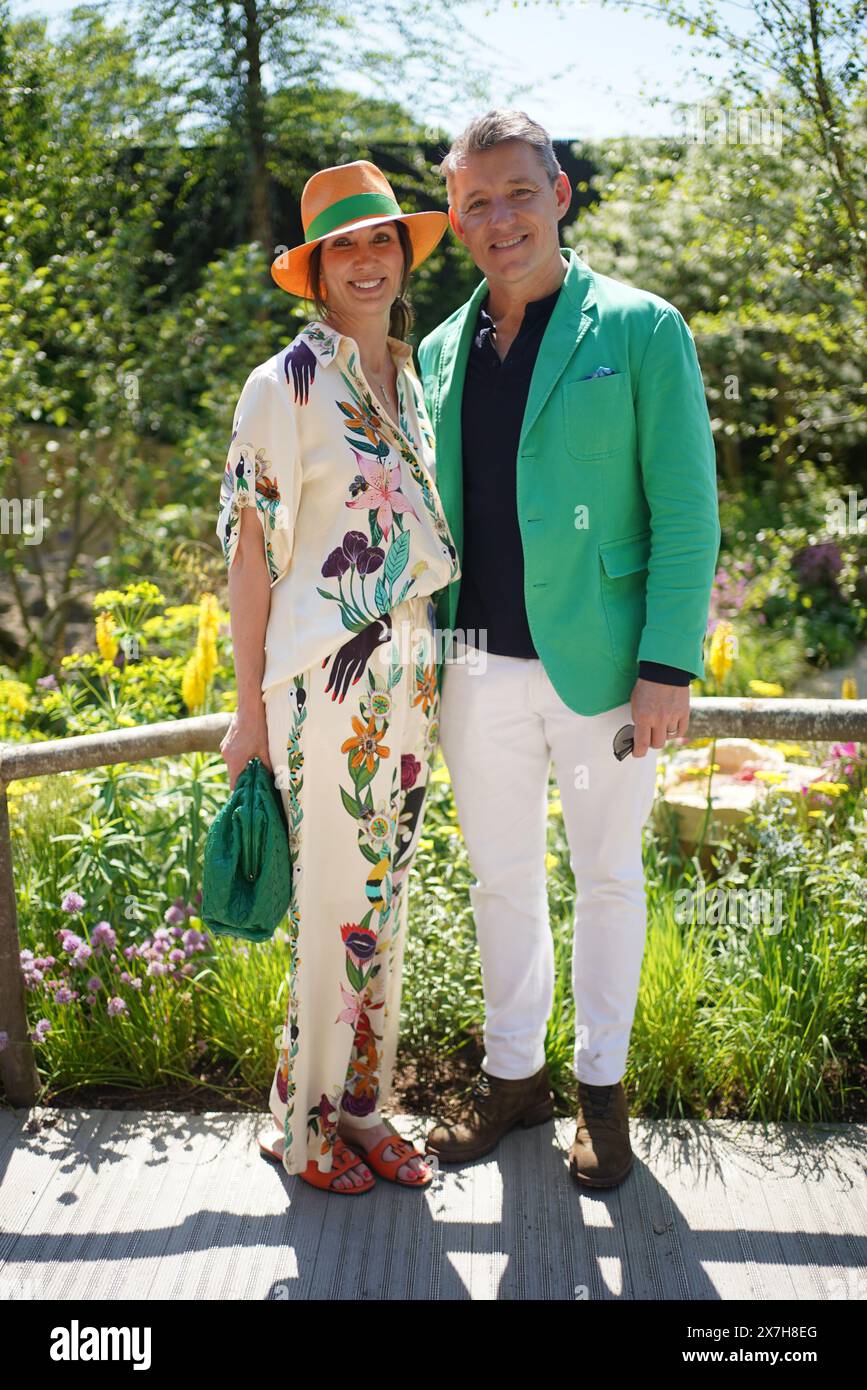 Annie and Ben Shephard attend the RHS Chelsea Flower Show at the Royal ...