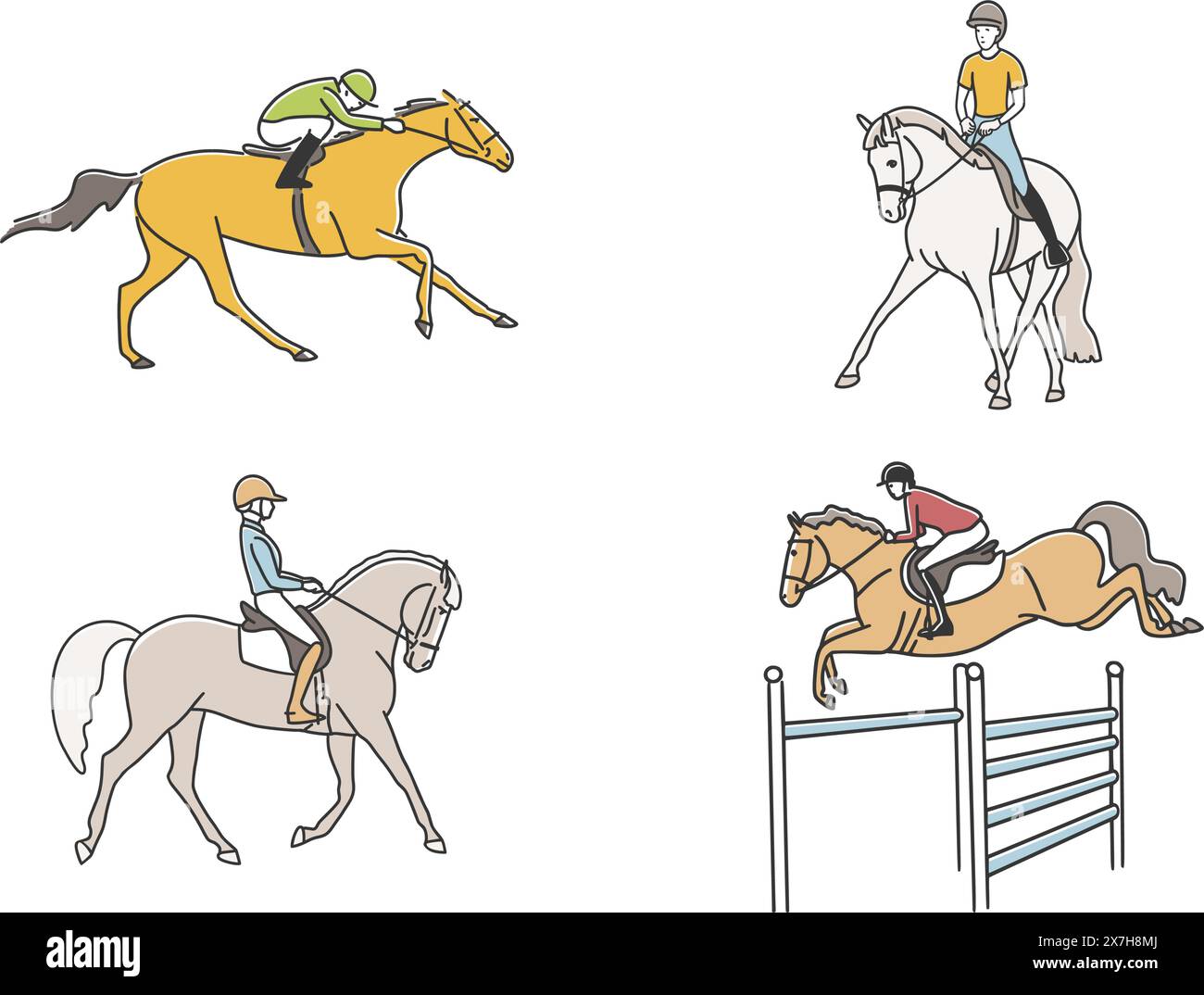 Equestrian training and competition poster hi-res stock photography and ...