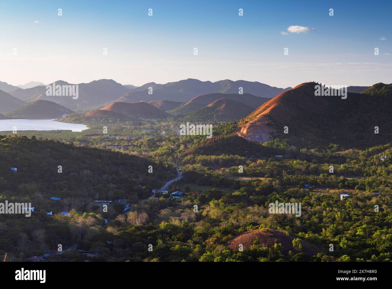 View from Mount Tapyas, Coron Town, Palawan, Philippines Stock Photo ...
