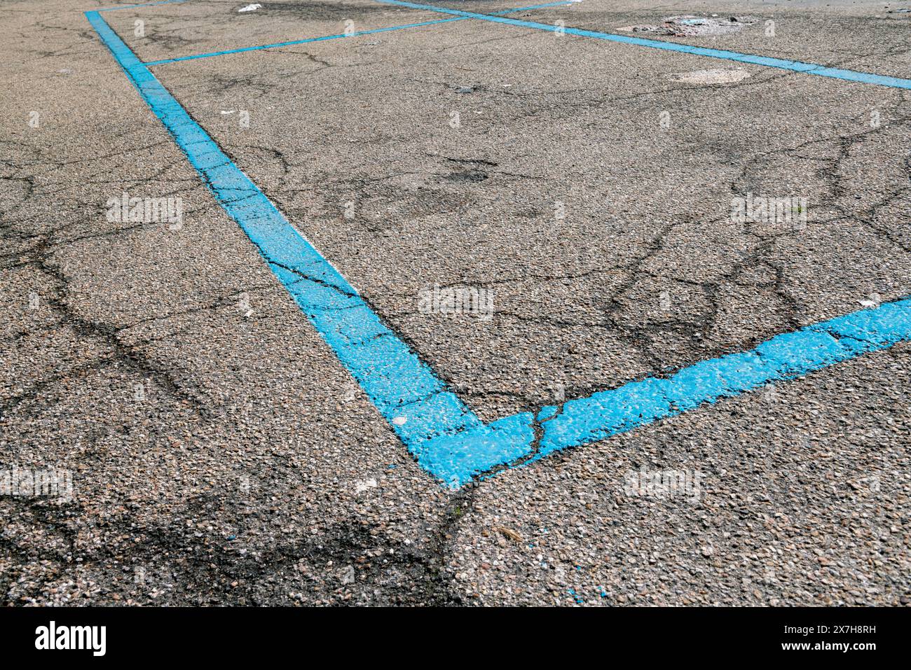 Paid parking lots are indicated with blue lines. neighborhoods with ...