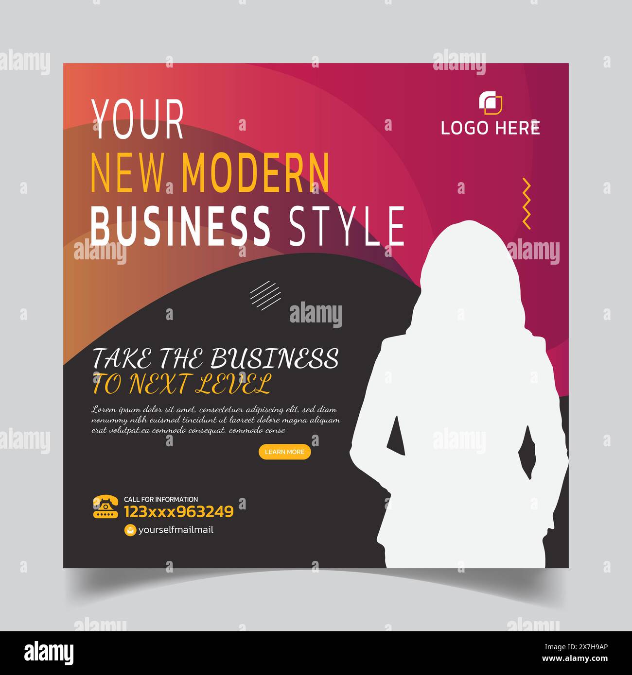 Marketing Social Media Post Design Template or Digital Advertisement ...