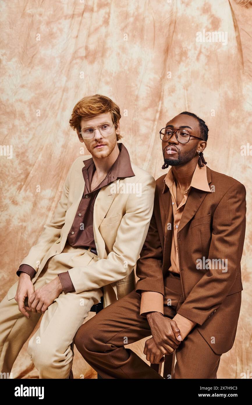 Two men in formal attire pose hi-res stock photography and images - Alamy