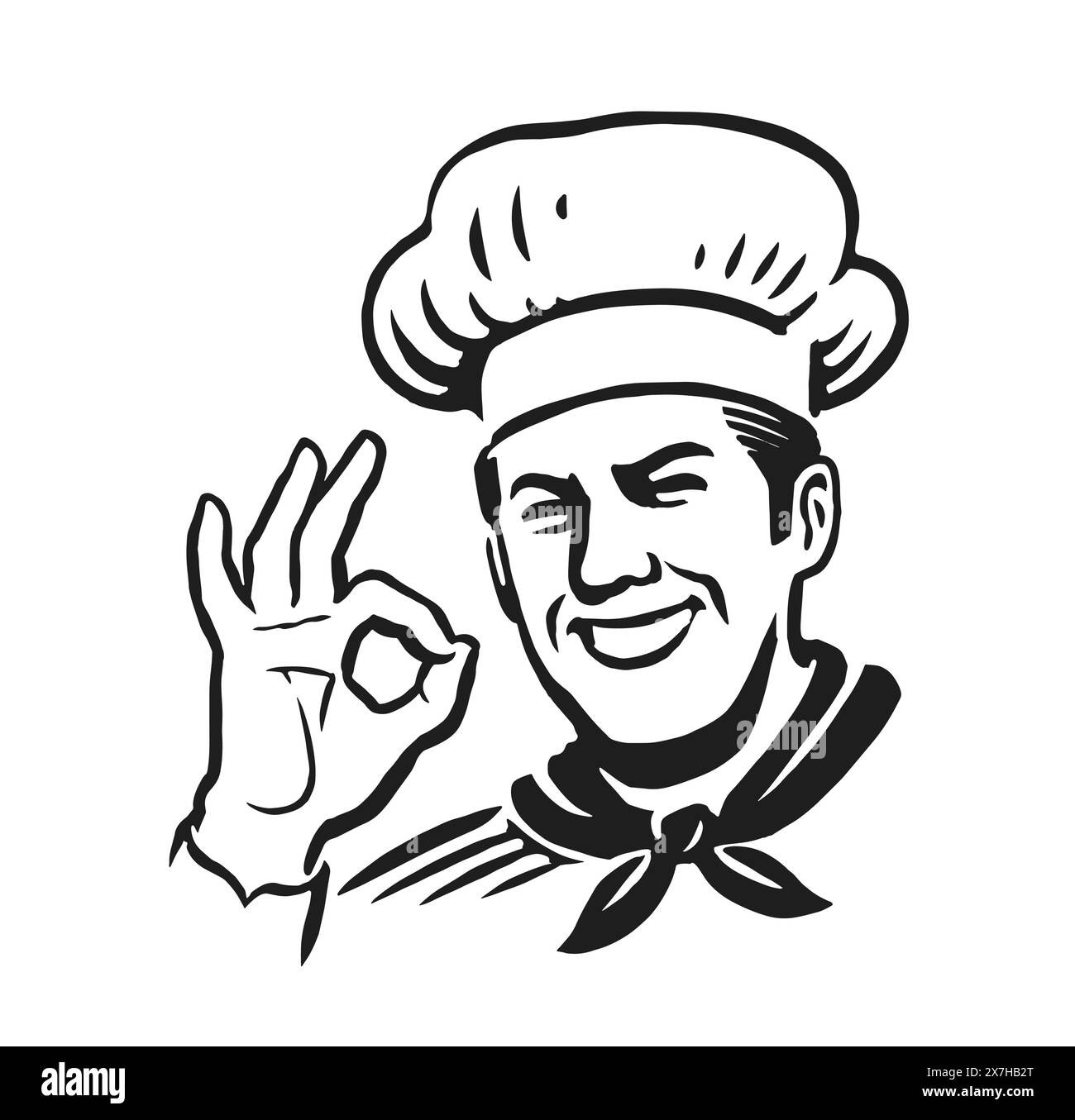 Black man at bakery Black and White Stock Photos & Images - Alamy