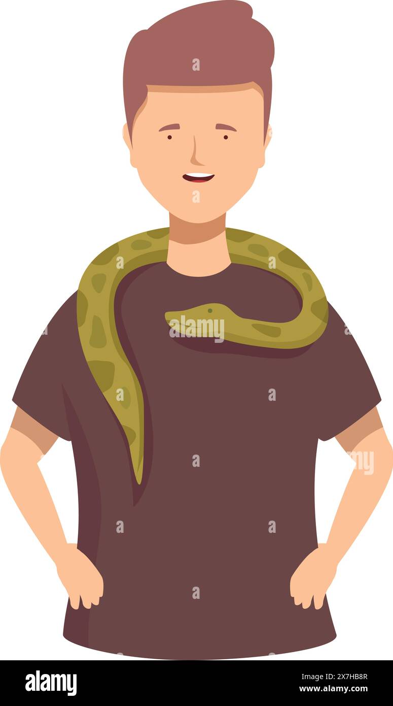 Harmless reptile Stock Vector Images - Alamy