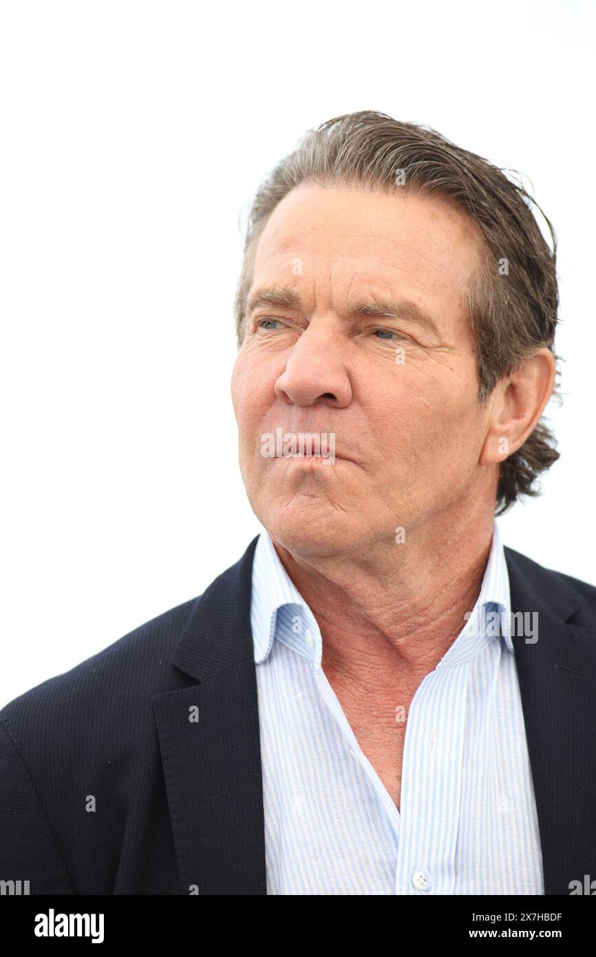 Cannes, France. 20th May, 2024. CANNES, FRANCE - MAY 20: Dennis Quaid ...