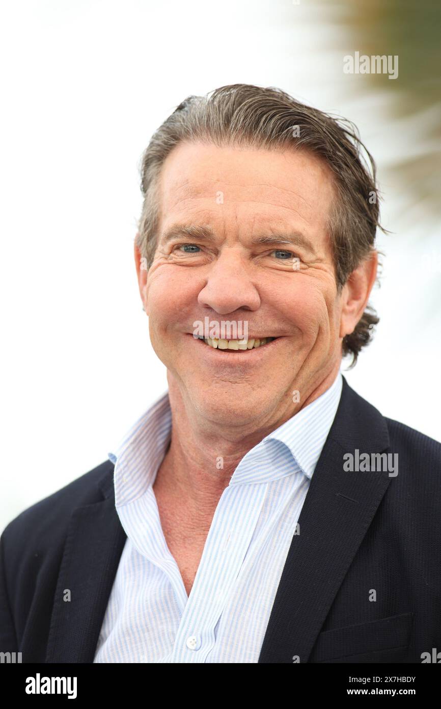 Cannes, France. 20th May, 2024. CANNES, FRANCE - MAY 20: Dennis Quaid ...