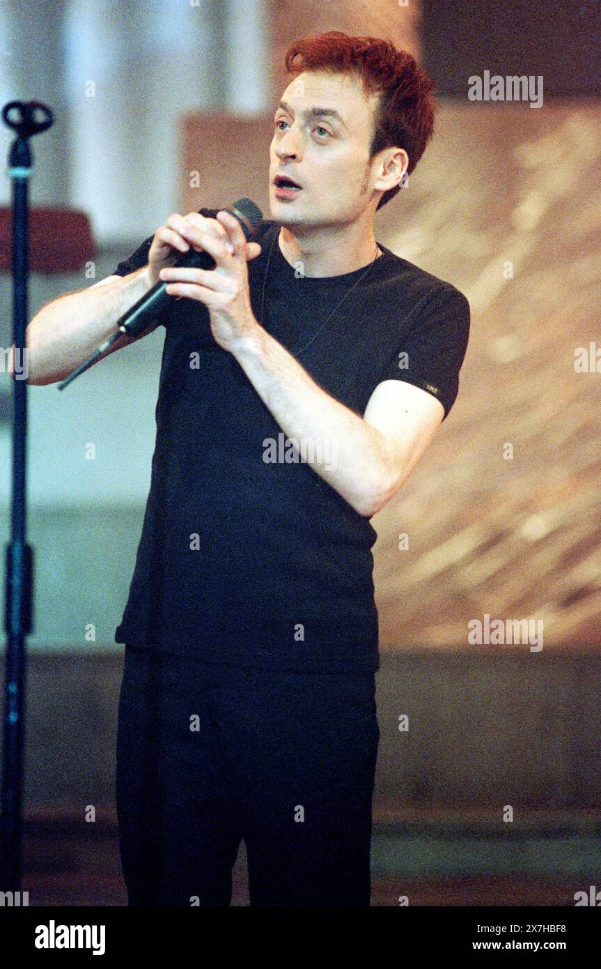 Milan Italy 08/04/1999 : Mauro Ermanno Giovanardi, singer of the ...